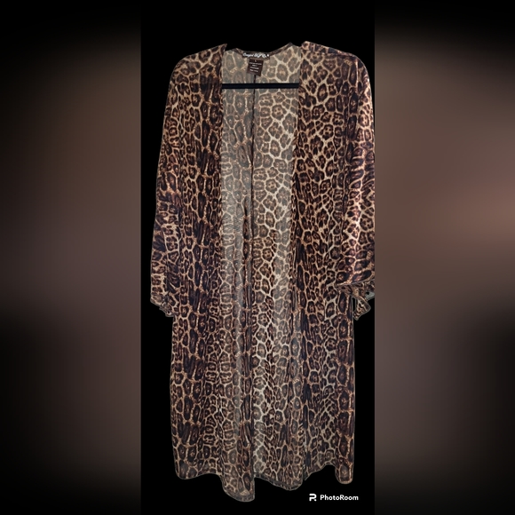 Cowgirl Tuff | Tops | Cowgirl Tuff Leopard Cover Up Size Large 0 ...